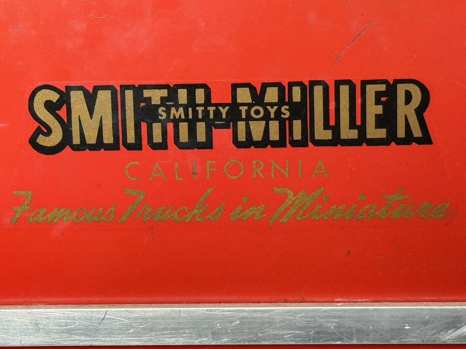 Vtg 1950s Smith-Miller Smitty Toys Mack L-Serie Box Van Pressed Steel ...