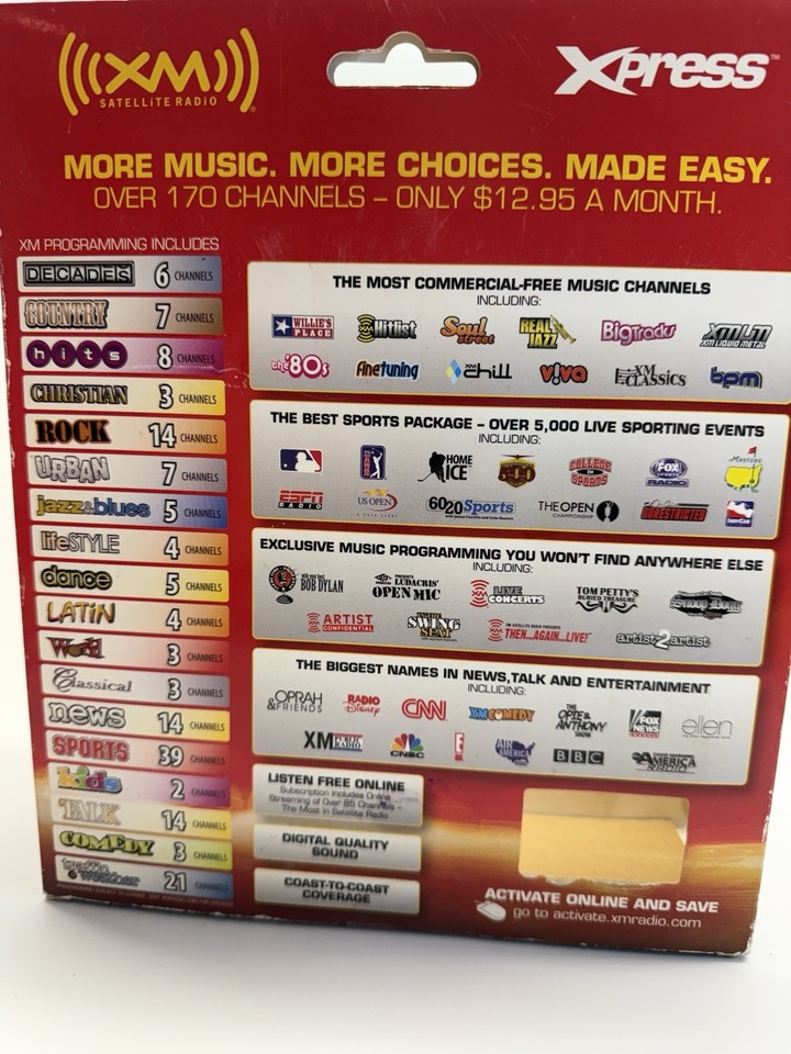 XM Satellite Radio XPress NEW | eBay
