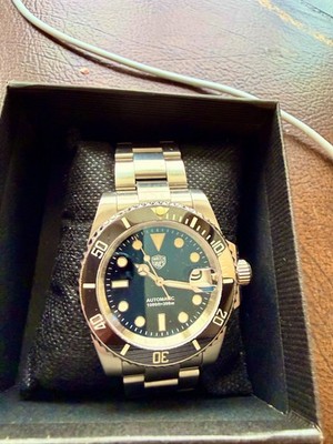 watchdives GMT Watches for Men, WD16760 Sub Dive Watch NH34 Automatic ...