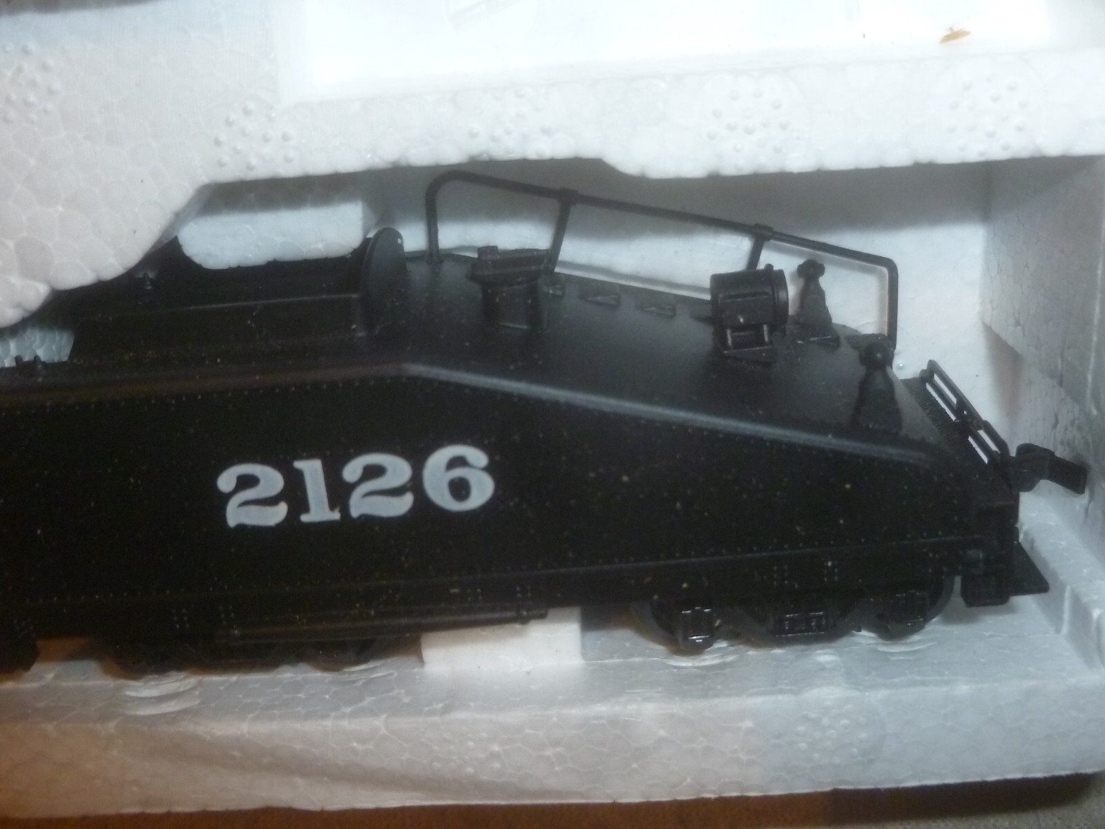 BACHMANN HO AT & SF 50502 0-6-0 & STEAM LOCOMOTIVE SLOPE TENDER 2126 ...