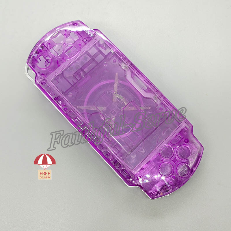 Full Housing Shell Portable Case Cover For Sony PSP 3000 PSP3000 Clear ...