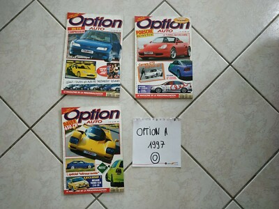 Lot 3 magazines tuning-Option Auto-1997-numeros -78/80/81-vintage ...