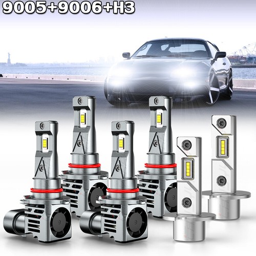 For Toyota Supra 1994-1998 LED Headlights High Low Beam Fog Light Bulb ...