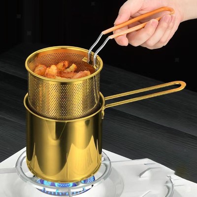 Small Deep Fry Pot Multipurpose Small Deep Fryer Pot Mini | eBay