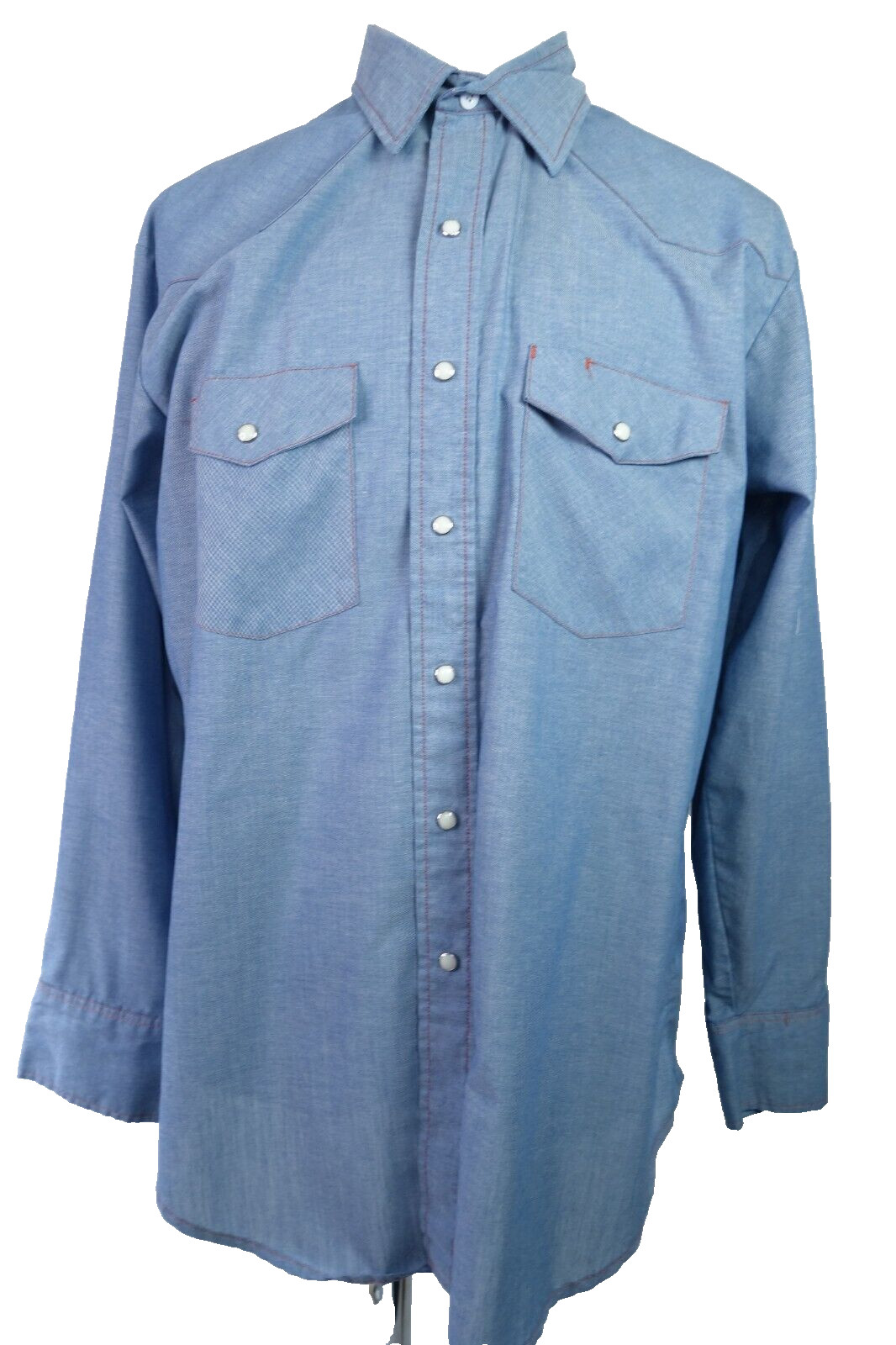 Vintage Big Mac Chambray Western Shirt Button Up Men … - Gem