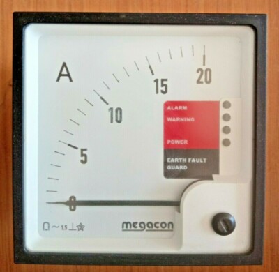 MEGACON KPM162E EARTH FAULT GUARD 0-20 A 200/240V NEW | eBay