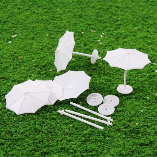 TYS02200 24pcs DIY Model Train parasol Vertical Simple Gifts 1:200 Z ...
