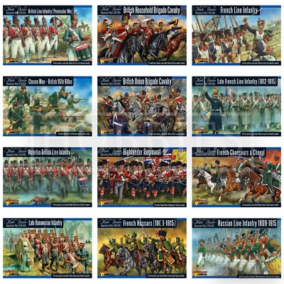 Warlord Black Powder Napoleonic Wars British French Russian Infantry ...