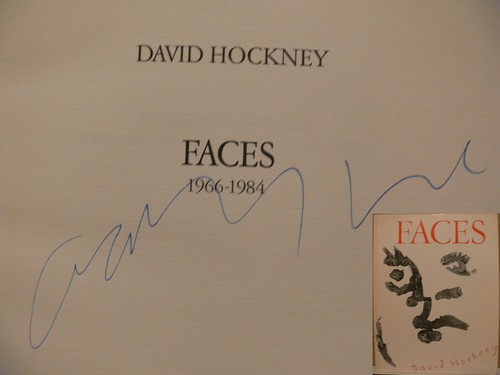 David Hockney Signiert Katalog Original Unterschrift Signatur Autogramm ...