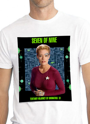 Star Trek VOYAGER - Seven of Nine (7 of 9) / Jeri Ryan - 100% Cotton T ...