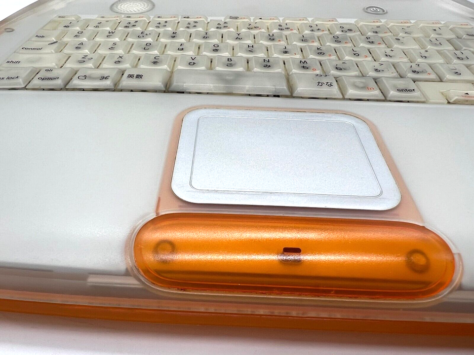 Vintage Apple Tangerine Clamshell iBook G3 300mhz Orange AC100V Used in ...
