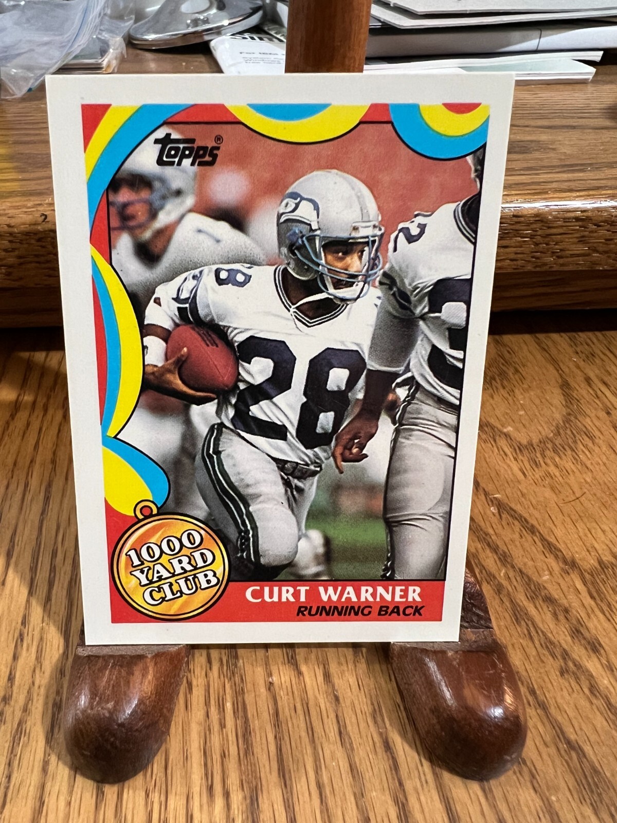 1989 Topps Curt Warner Card #22 1000 Yard Club Seattle Seahawks | eBay