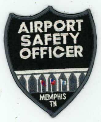 TENNESSEE TN MEMPHIS AIRPORT SAFETY OFFICER NICE SHOULDER PATCH POLICE ...