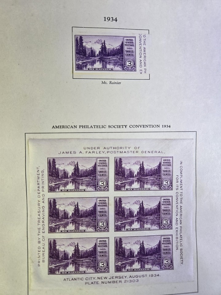 1934 United States Stamps in Album Set Lot | eBay