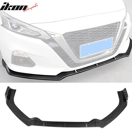 Fits 19-22 Nissan Altima Front Bumper Lip Carbon Fiber Print Spoiler PP ...