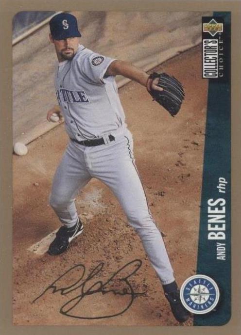 1996 Upper Deck Collector's Choice - Andy Benes #317 Gold Foil ...
