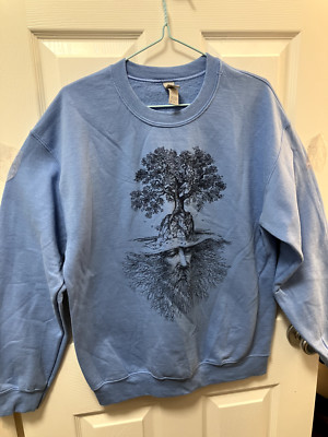 Gildan Blue M Heavy Blend Mast General Store Outfitters Old Tree Man ...