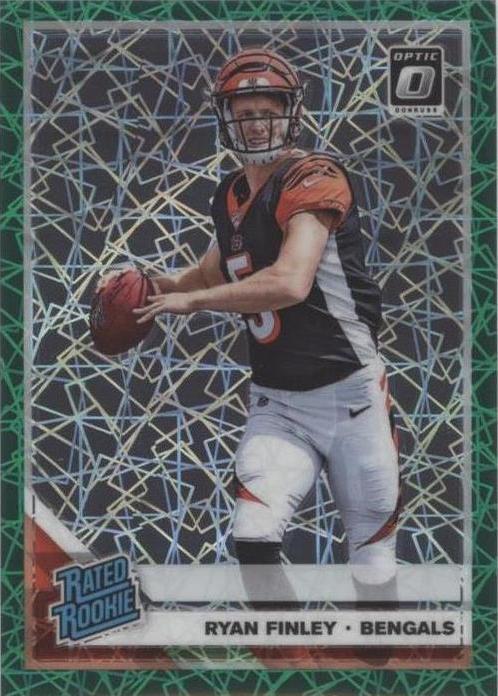 2019 Panini Donruss Optic - Rated Rookie Ryan Finley #156 Green ...