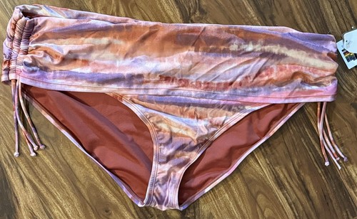 Time & Tru Women’s plus Clay Brick Tie Dye Bikini Bottom size 3X (24W ...
