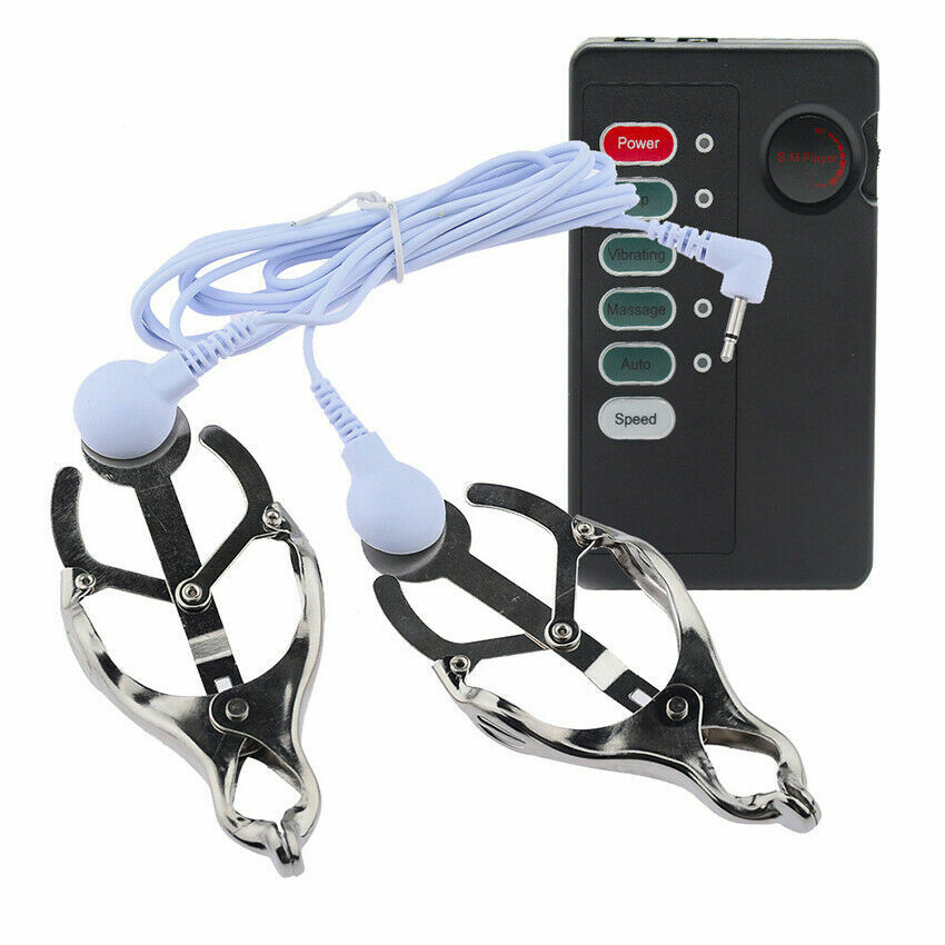 Electro E-Stim S-hock Therapy Device Kit Male Penis Enhancer Stainless ...