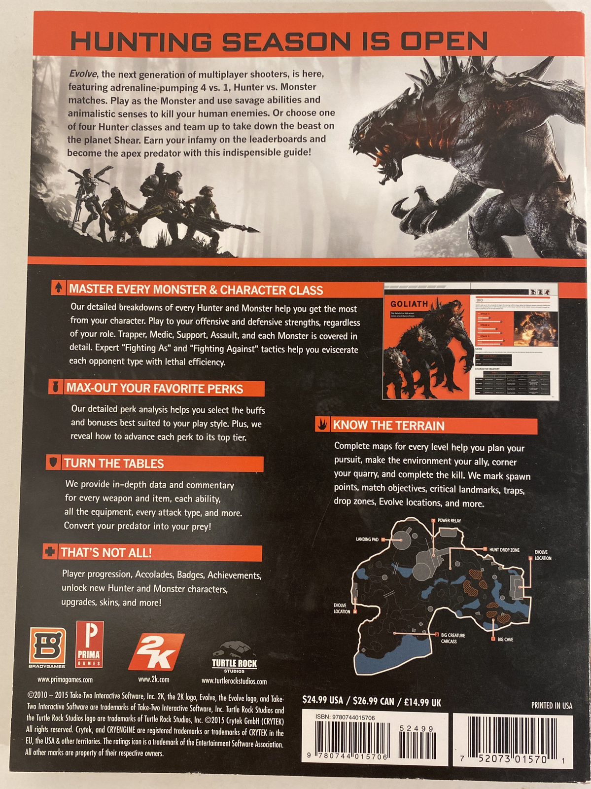 Evolve Official Strategy Guide by Michael Owen and Will Murray (2015 ...