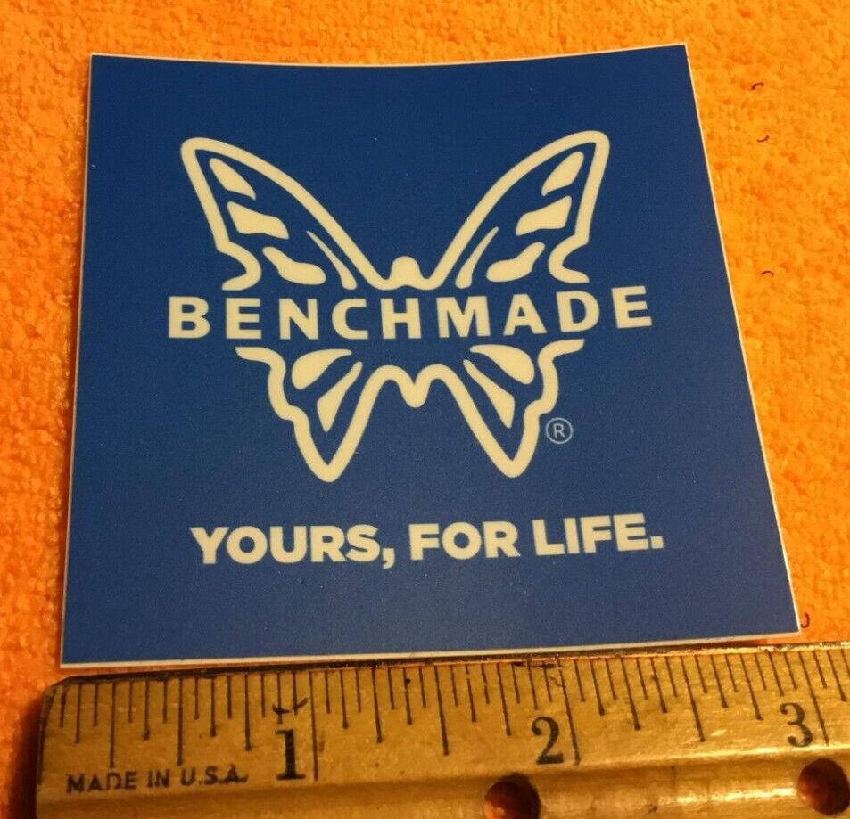 Benchmade Knives Knife Blue Vinyl Peel N Stick Original Decal Sticker ...