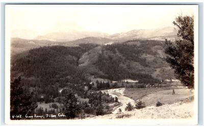Dillon, CO Postcard- RPPC GORE RANGE DILLON COLO | eBay