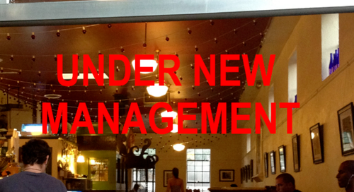 UNDER NEW MANAGEMENT Window Sign, High Quality Vinyl for Front Window ...