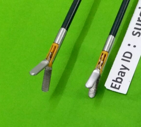 3pc Laparoscopic Bipolar Forceps 5mmx330mm with Cable Reusable ...