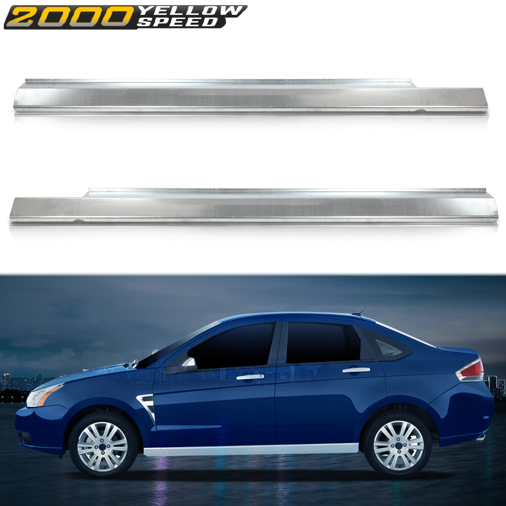 Fit For 2008-2011 Ford Focus Silver Slip-on Rocker Panel 4 door Left ...