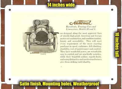 Metal Sign - 1907 National Cars (Sign Variant #03) | eBay