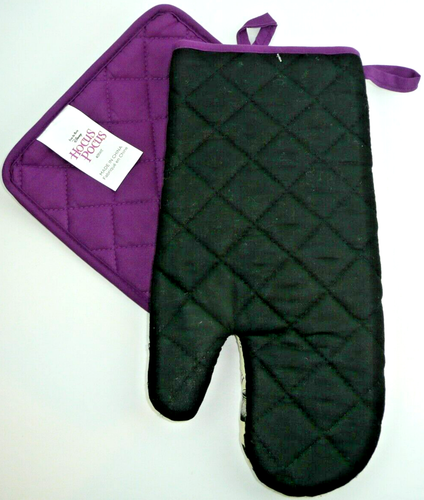 Witch in the Kitchen Oven Mitt & Pot Holder Hocus Pocus Cauldron ...