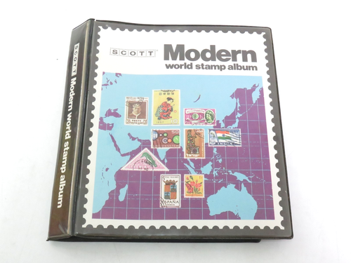 Scott Modern World Stamp Album With Stamps (S) | eBay