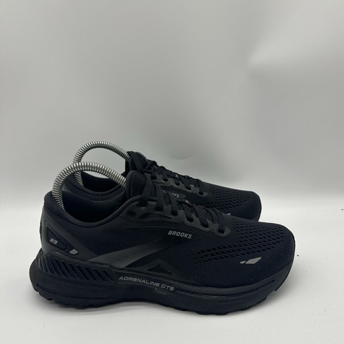 Womens Size 7 B Brooks Adrenaline GTS 23 ‘triple Black’ Running Shoes ...