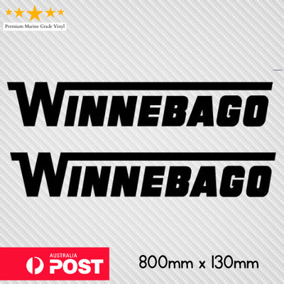 2 x Winnebago Camper RV Vinyl Decal Sticker Camper Graphics Stickers ...