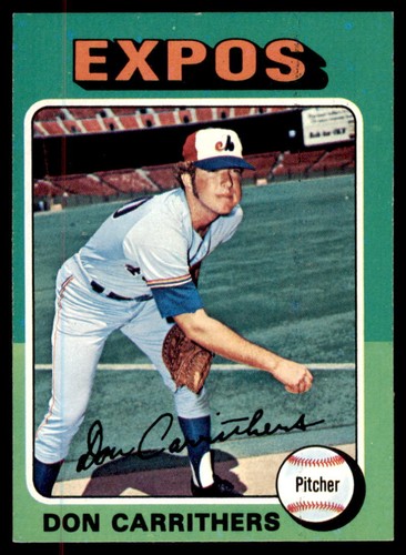 1975 Topps Don Carrithers #438 Montreal Expos | eBay