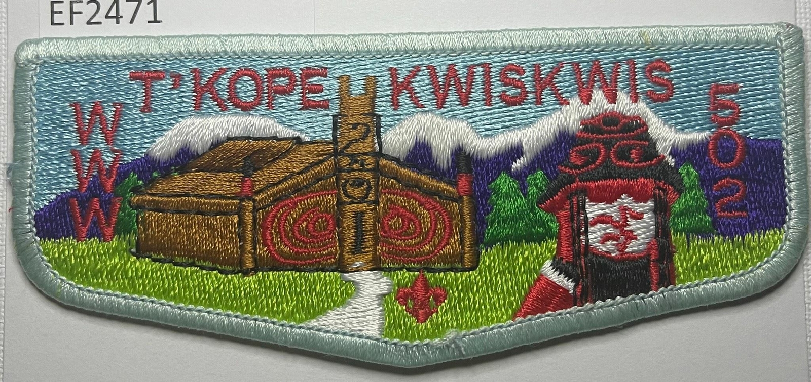 Boy Scout OA 502 T'Kope Kwiskwis Lodge Flap | eBay