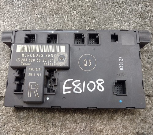 Mercedes W203 C Class Door Control Module Unit ECU Front Right OSF ...