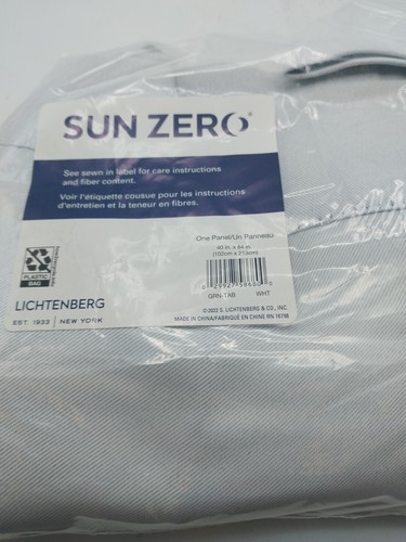 Sun Zero Panel Curtain Gray 40in x 84in | eBay