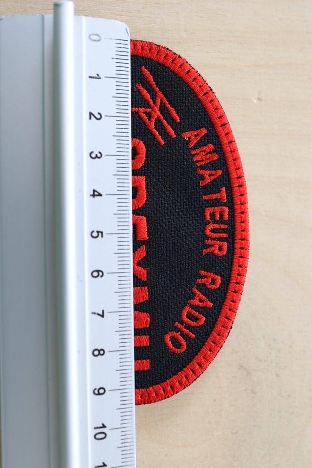 Ham Radio Amateur Call Sign and Name Patch 95x65 mm CB-Radio Badge | eBay