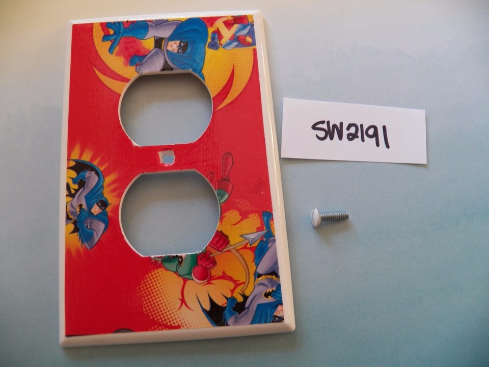 Switchplate Covers BATMAN Choose Your Design LIGHT SWITCH COVER Hand ...