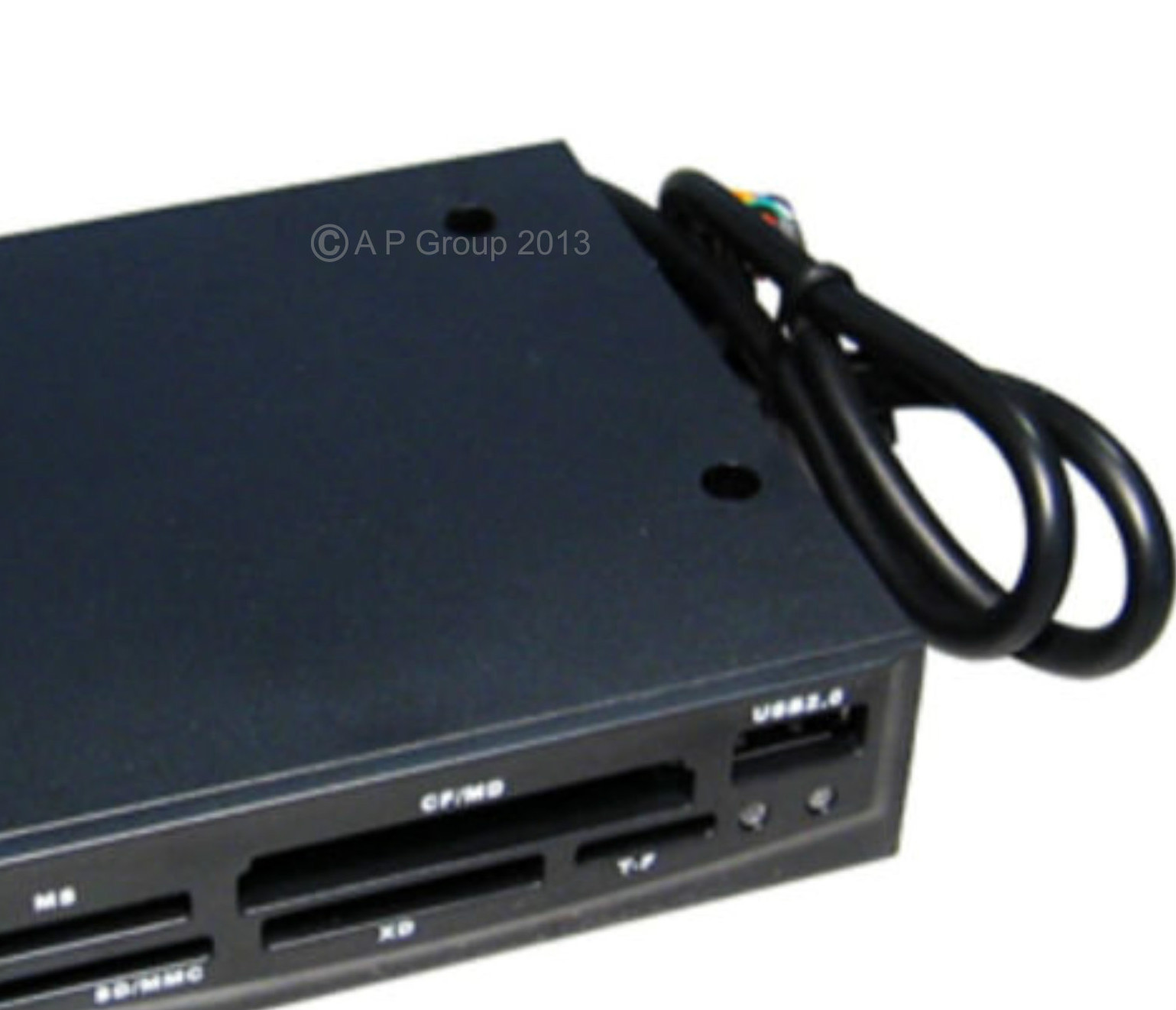 Computer PC Internal Card Reader Writer BLACK MicroSD SD SDHC COMPACT ...