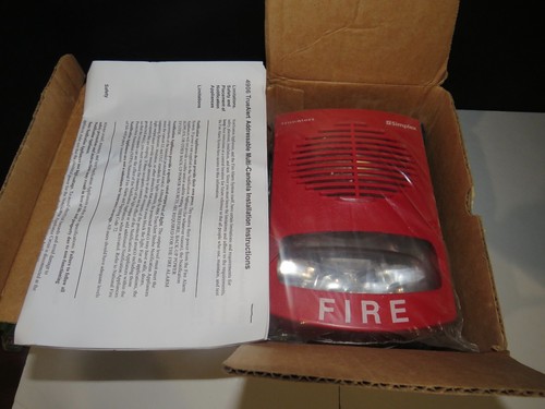 NEW SIMPLEX 4906-9251 ADDRESSABLE SPEAKER STROBE MC TRUEALERT S/V | eBay