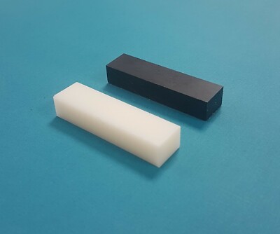 60 x 15 x 10mm Nylon Plastic Plate, Sheet Cutting, Engineering ...
