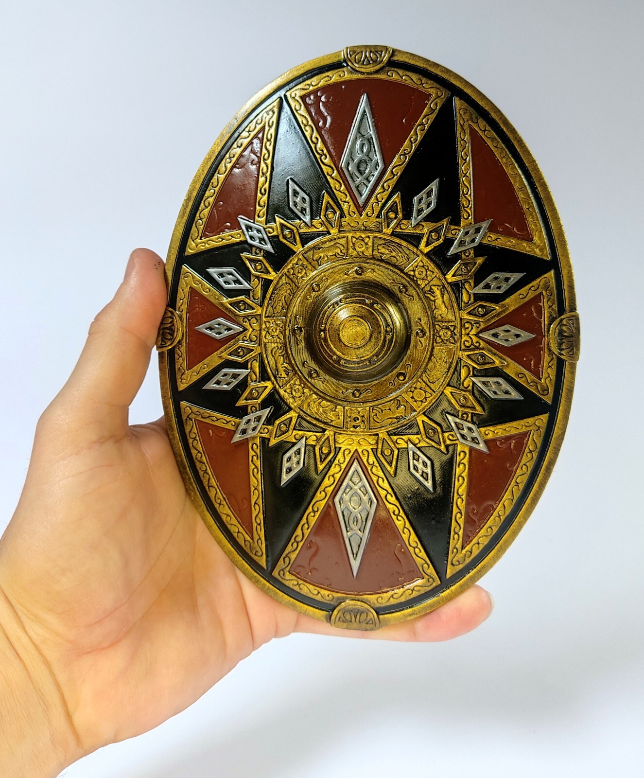 Theoden mini shield wall decor Tolkien LOTR Lord of the Rings One ring ...