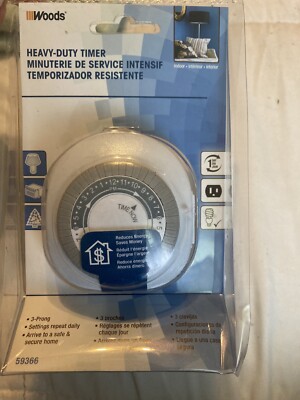 Woods Heavy Duty Timer Indoor New In Package | eBay