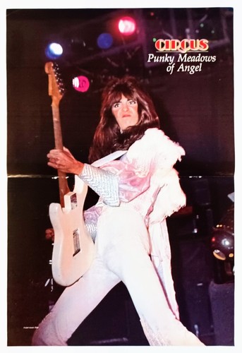ANGEL PUNK MEADOWS~1978 Centerfold Poster~Vintage Circus Rock Magazine ...