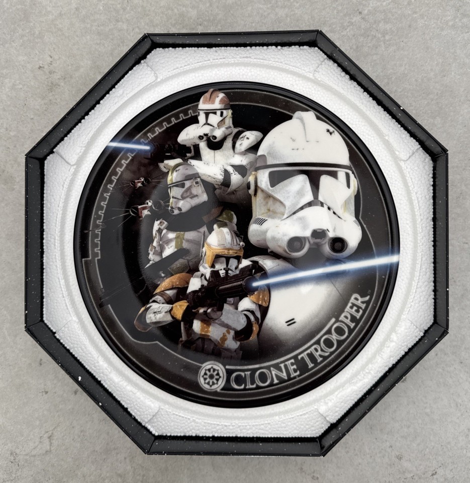 Star Wars Clone Trooper Cards Inc Limited Edition Collectors Plate w ...