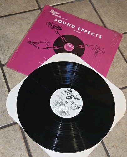 Vtg MAJOR RECORDS Sound Effects Volume 20 Vinyl lp-1035 ORIGINAL SHRINK ...