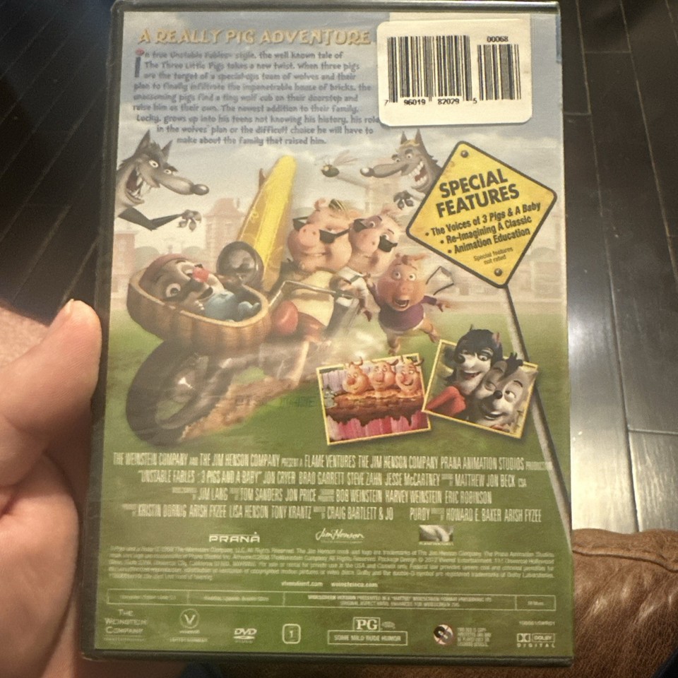 3 Pigs & A Baby - (2008, DVD) By Unstable Fables - New 796019820295| eBay